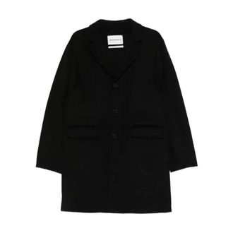 Amaranto Amar&aacute;nto, Homme, Manteaux, Noir, Taille: L Single-Breasted Coat