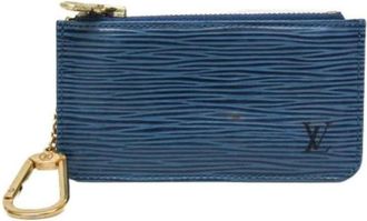 Louis Vuitton Pre-owned Key Pouch M63805 - Femme - Pre-owned - Bleu - Taille: ONE Size