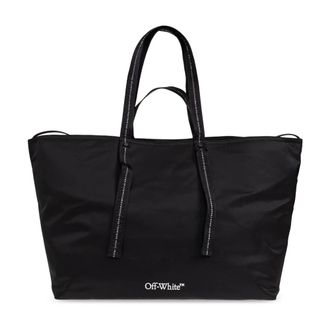 Off-white Homme, Sacs, Noir, Taille: ONE Size Diagonal Spray Day Off Tote Bag