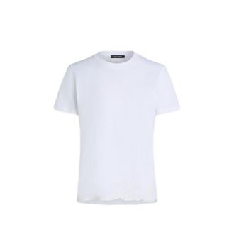 Karl Lagerfeld Tee-shirt col rond en coton