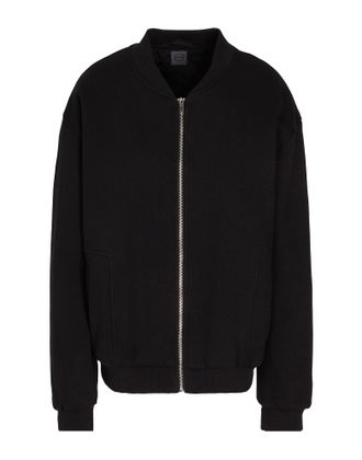 8 by YOOX ORGANIC COTTON OVERSIZE BOMBER