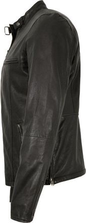 Maddox Lederjacke Harun MADDOX - Herren Lederjacke Lammnappa schwarz