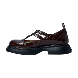 Ganni Schmetterling Mary Jane Schuhe - - Shoes - Damen - Braun - 40 EU