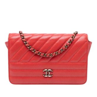 Chanel Sac Bandouli&egrave;re Vintage Pre-owned - Femme - Pre-owned - Rouge - Taille: ONE Size