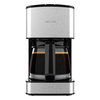 Cecotec Kaffeemaschine, 6 Tassen, Coffee 56 Drop, 650 W, Fassungsvermögen 0,8 Liter, auslaufsicherer Ausguss, Dauerfilter oder Papierfilter, Edelstahl-Finish 