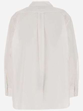 Nellie Partow Womens Shirt Cotton White