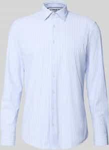 Jake*s Slim Fit Business-Hemd mit Kentkragen