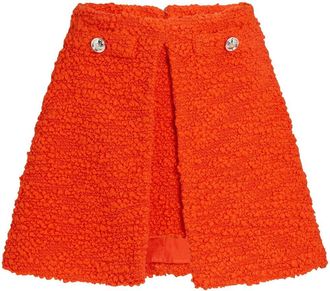 Giambattista Valli Minirock aus Tweed - Orange