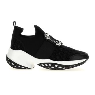 Roger Vivier Femme, Chaussures, Noir, Taille: 37 1/2 EU Viv Run Baskets