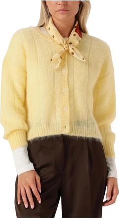 des petit hauts Damen, Strickwaren, Gelb, LGr&ouml;&szlig;e