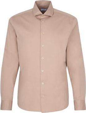 Seidensticker Chemise d&eacute;contract&eacute;e pour Homme, Marron, 50