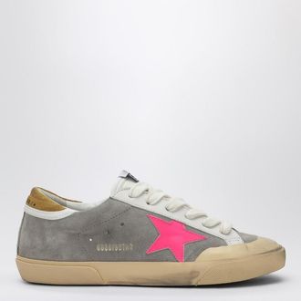 Golden Goose Super-Star sneaker in taupe/fuchsia/ochre