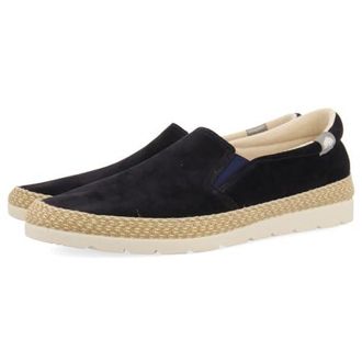 Gioseppo ESPADRILLES DE COULEUR BLEU MARINE EN CUIR AVEC ÉLASTIQUES ET COTON RECYCLÉ POUR HOMME PROGER