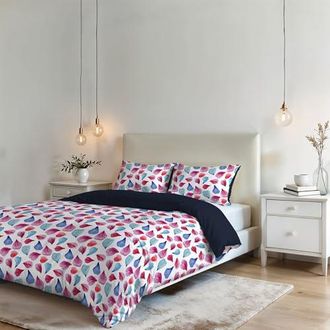 Italian Bed Linen Fantasy Bettw&auml;sche-Set aus mikrofaser, Petali, Doppelte