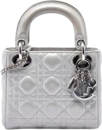 Dior Pre-owned Lady Dior - Femme - Pre-owned - Gris - Taille: ONE Size