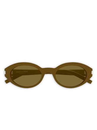 Saint Laurent Eyewear SL557 Sonnenbrille - Gr&uuml;n