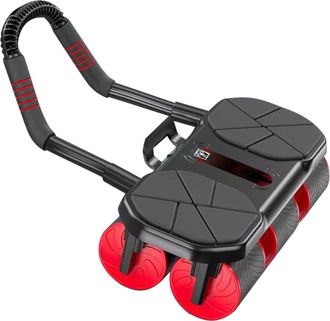 Generico Bodybuilder-Roller: Abdos Rad mit automatischer Rückkehr und Kniematte, solides kompaktes Fitnessgerät | Sportausrüstung für Erwachsene Stärkung auf R