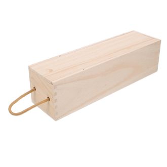 Cabilock Holzkiste F&uuml;r Weinflaschen Mit Griff DIY-aufbewahrungsbox Aus Holz Weinkiste F&uuml;r Einweihungspartys Und Feiern Organizer F&uuml;r Wein Und Dekoration F&uuml;r Zu