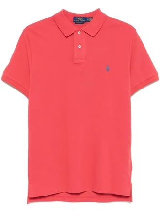 Polo Ralph Lauren polo à logo brodé - Rouge
