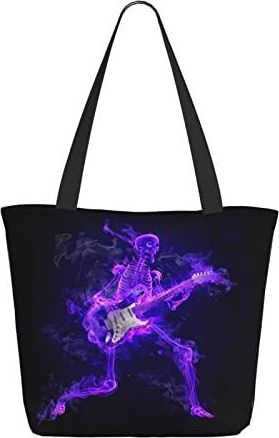 AOOEDM Soul Guitar Singer Ladies Shopping Bag 13x11x7in.Le cadeau parfait pour la Saint-Valentin.Cest de la Saint-Valentin pour maman, fille, &eacute;pouse, etc