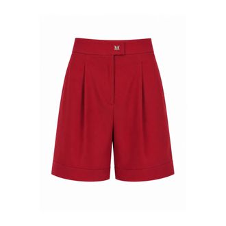 Max Mara Damen, Shorts, Rot, LGr&ouml;&szlig;e
