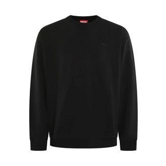 Diesel Homme, Sweatshirts et sweats &agrave; capuche, Noir, Taille: L Pull noir S-Boxt-T2 pour homme