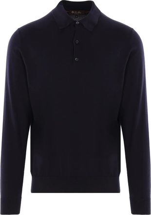 Loro Piana polo Ice Wish - Bleu