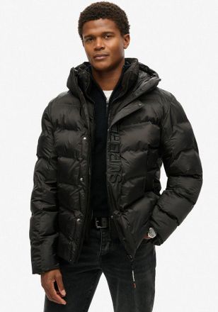 Superdry Steppjacke Hooded City Graphic Puffer Jkt