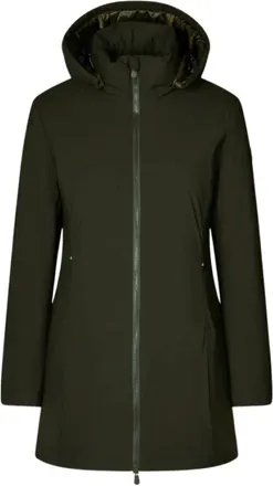 Save The Duck Femme, Manteaux, Vert, Taille: 44 FR Parka Verte Rachel Plumtech Veste