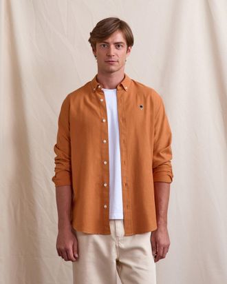Faguo Chemise brique clair