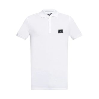 Dolce & Gabbana Baumwoll-Polohemd - - Tops - Herren - Wei&szlig; - S