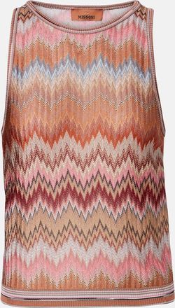 Missoni Top aus H&auml;kelstrick