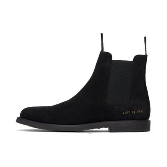 Common Projects Homme, Chaussures, Noir, Taille: 41 EU Chaussures classiques en daim noir ciré
