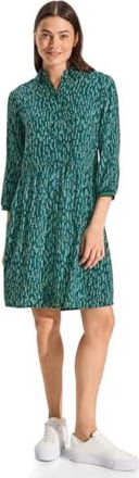 Cecil B144161 Robe imprim&eacute;e, Vert Kaki, XL Femmes, fir Green, Womens