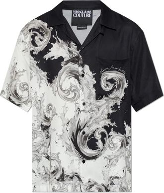 Versace Jeans Couture Homme, Chemises, Noir, Taille: XL Barocco Print Shirt