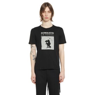 Ann Demeulemeester Baptist Standard Fit T-Shirt with Le Voyou Print