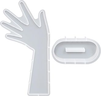 Generic Form zur Anzeige des Armbands - Halterung f&uuml;r Ohrringe, Formen aus Silikon | dekorativer Gep&auml;cktr&auml;ger, Akzent f&uuml;r Tischdisplays