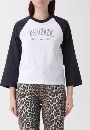 Ganni T-Shirt GANNI Damen Farbe Wei&szlig;