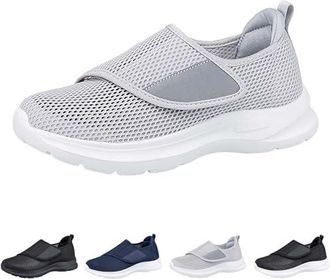 Generic Chaussures diab&eacute;tiques pour homme et femme - Largeur extra large - Chaussures orthop&eacute;diques r&eacute;glables extra larges - Baskets de marche pour femmes &acirc;g&eacute;