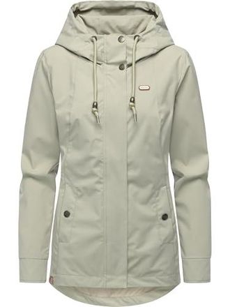 Ragwear Alvena Summer YOUMODO XS &agrave; 6XL Veste demi-saison ultra l&eacute;g&egrave;re, respirante et imperm&eacute;able, pour femme, avec capuche r&eacute;glable, Vert olive, 3XL