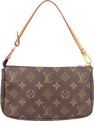 Louis Vuitton Crossbody Bags - Louis Vuitton Canvas Monogram Pochette Accessoire - Gr. unisize - in Bunt - für Damen