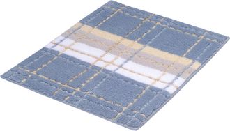 Kleine Wolke Badteppich Kara Stahlblau 50 x 60 cm