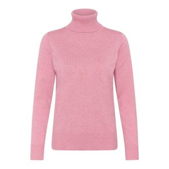 Saint Tropez Col roul&eacute; - Femme - Pulls - Rose - Taille: 36 FR