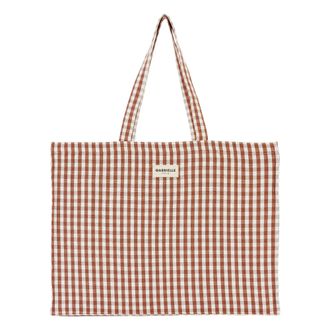 Gabrielle Paris Sac week-end vichy Moka Gabrielle Paris