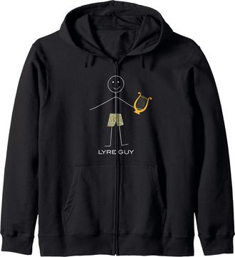 Whyitsme Design Lustige Herren Lyre Harfe, Boy Lyre Spieler Geschenk Kapuzenjacke
