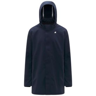 K-Way Wasserabweisende Parka-Jacke - - Jackets - Herren - Blau - XL
