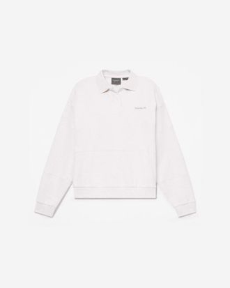 Timberland Rugby-Polo-Sweatshirt f&uuml;r Damen in Hellbeige, Damen, Beige, Gr&ouml;&szlig;e