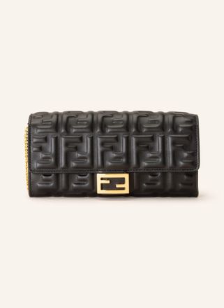 Fendi Geldb&ouml;rse Continent Zum Umh&auml;ngen schwarz