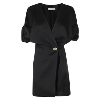 Raquel Diniz Wrap Kleider - - Dresses - Damen - Schwarzk - S