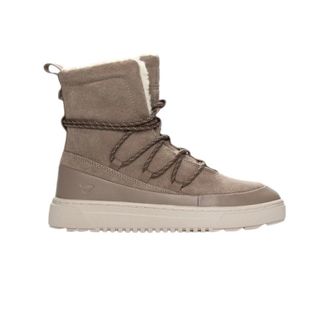 HUB Zeitlose Dunkelbraune Stiefel f&uuml;r Damen - - Shoes - Damen - Beige - 37 EU
